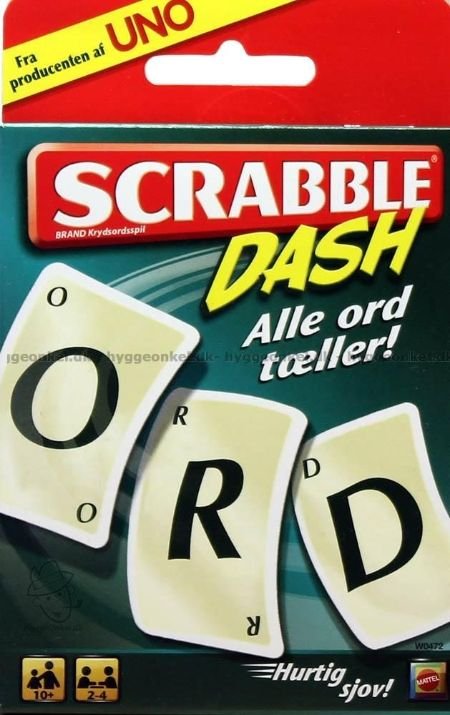 Uno Scrabble Dash - Kortspil - Pipilegetøj
